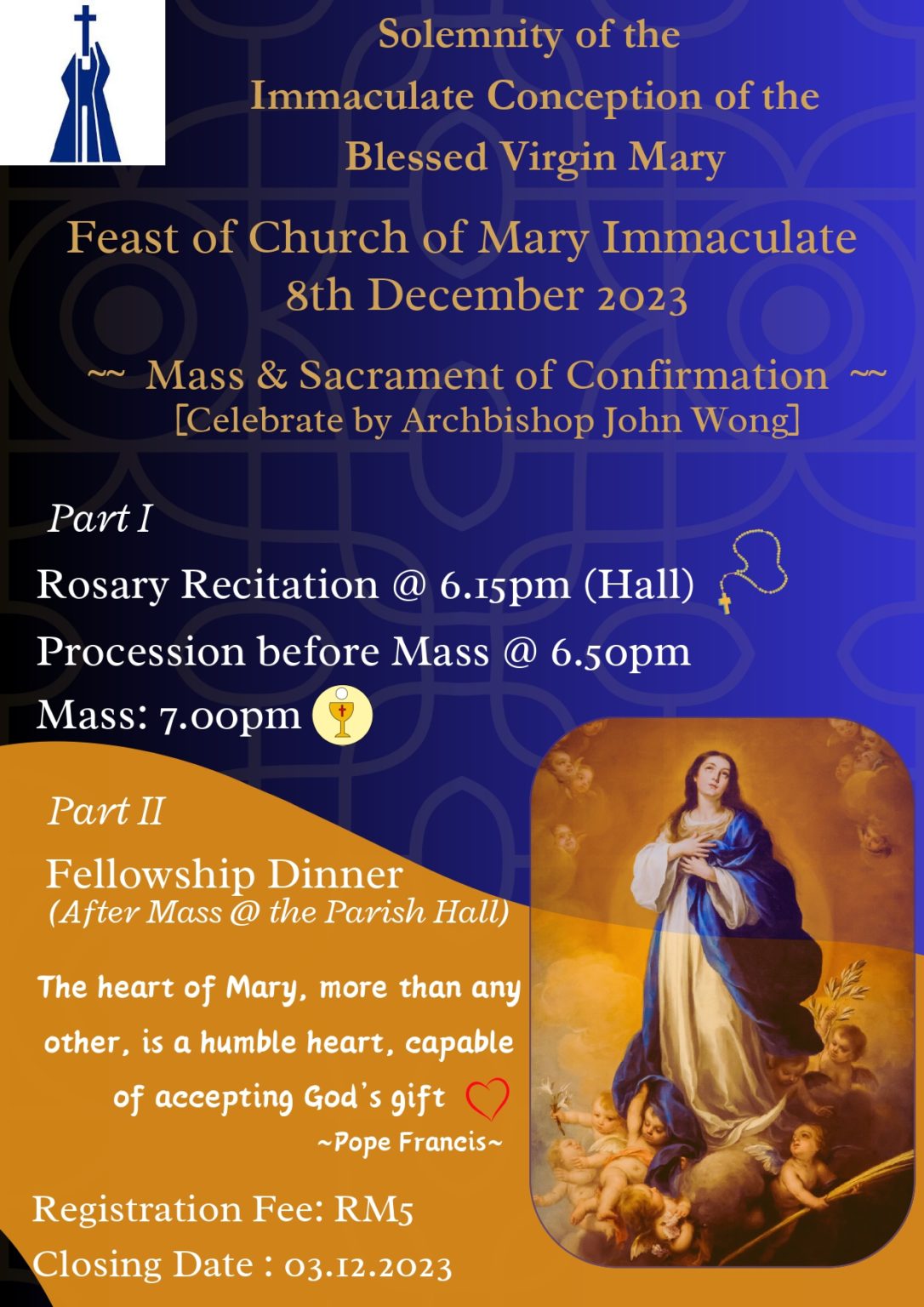 Solemnity of the Immaculate Conception of the Blessed Virgin Mary ...